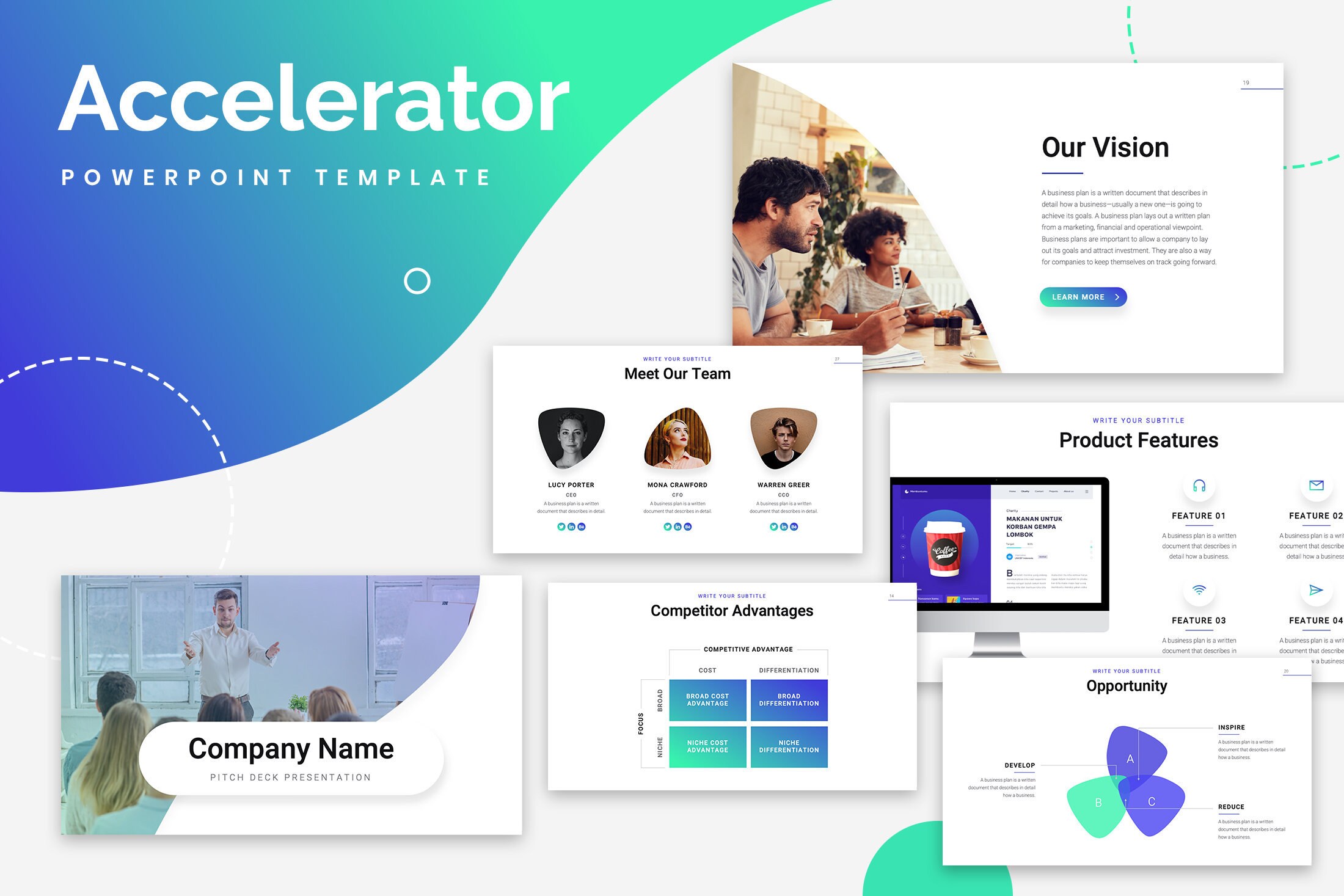 Accelerator Startup Powerpoint Template | Presentations for Microsoft ...