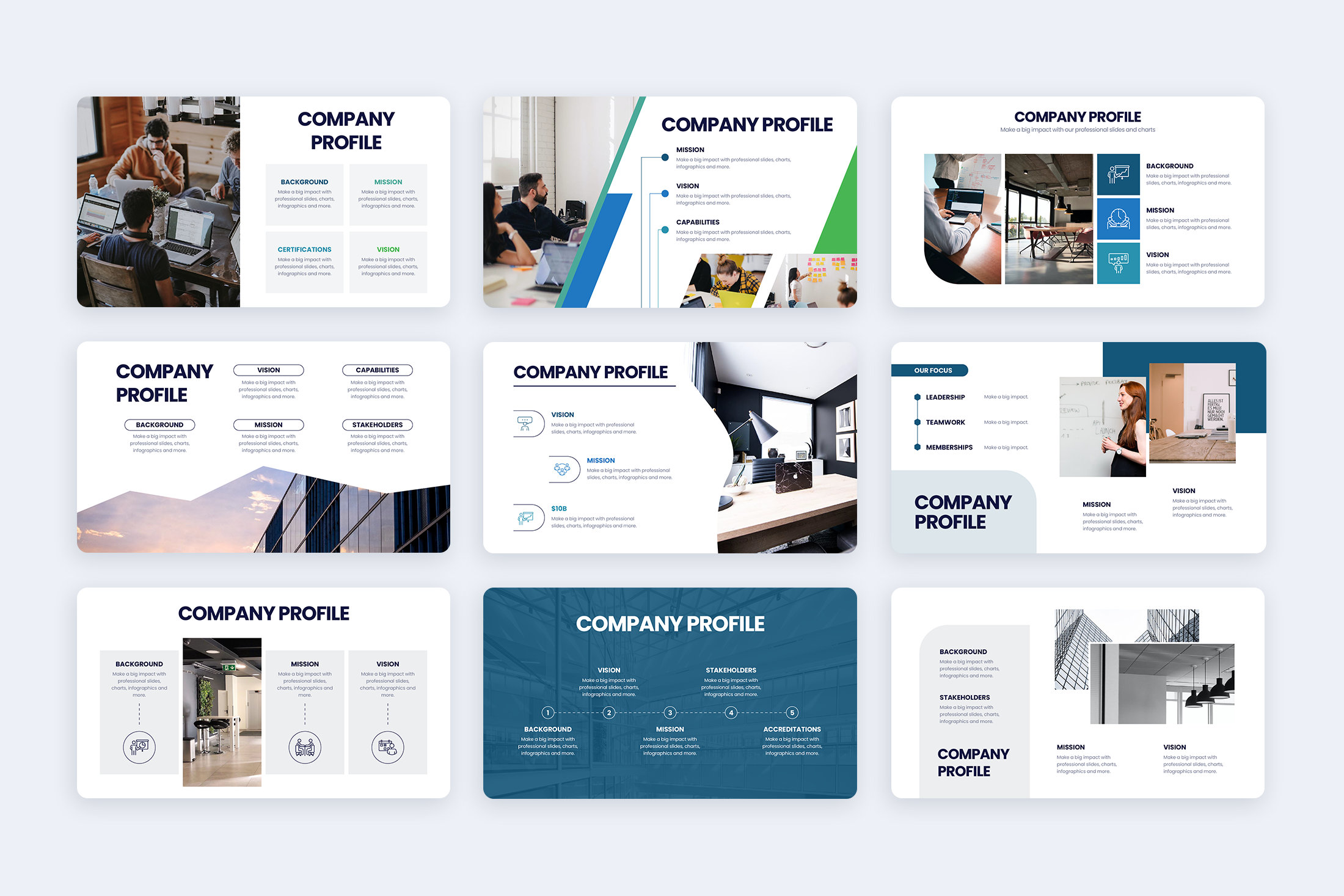 Company Profile Infographics | Powerpoint Template, Template for ...