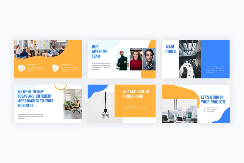 Marketing Report Presentation Template Powerpoint Template, Slides for ...