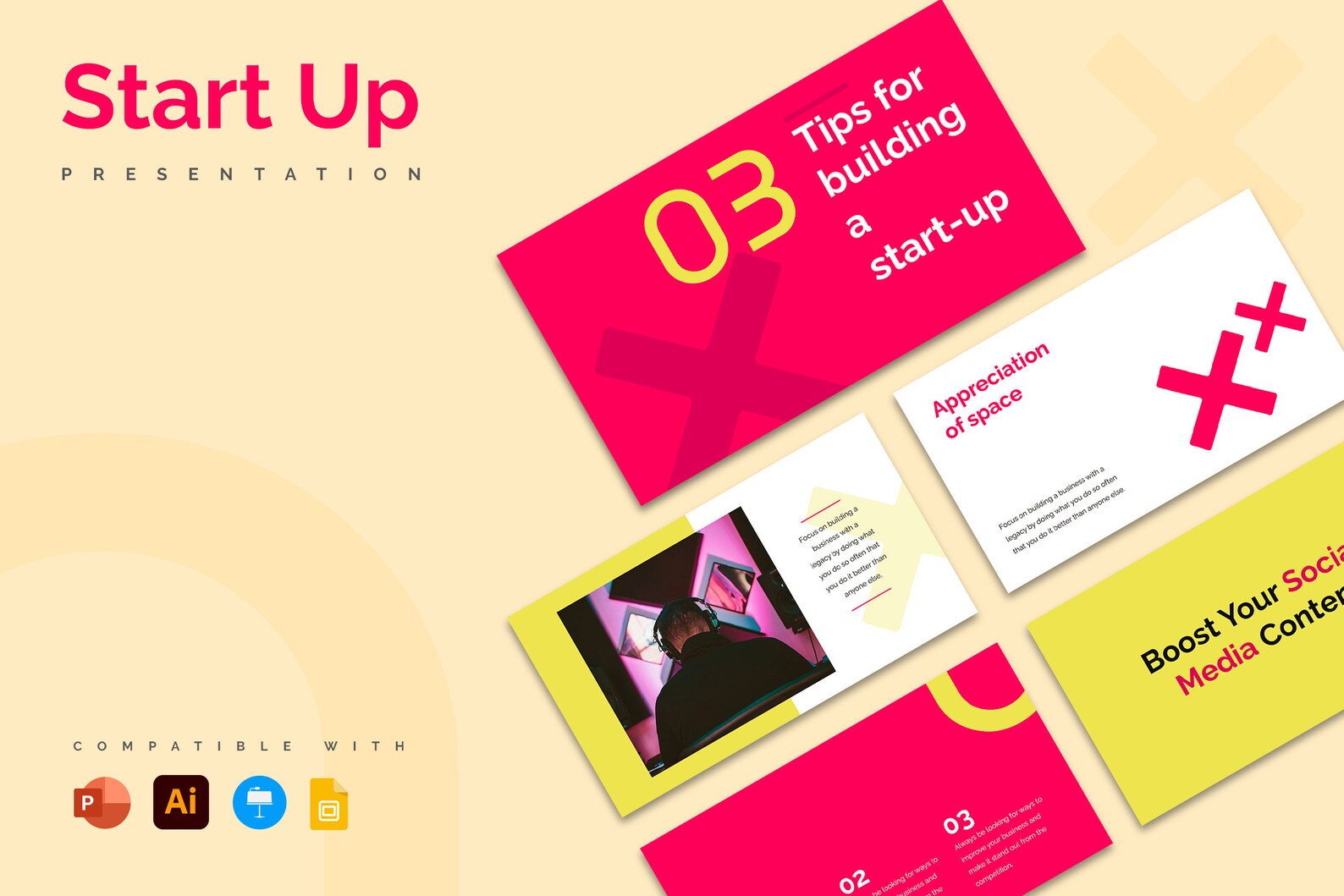 Start up Presentation Template | Powerpoint Template, Slides for ...