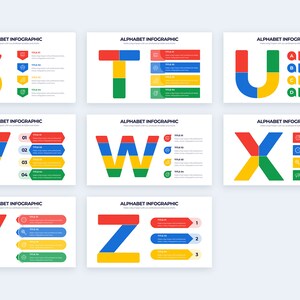 Alphabet Infographics | Powerpoint Template, Template for Powerpoint ...
