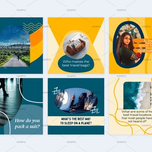 Travel Engagement Question Social Media | Canva Templates, Instagram ...