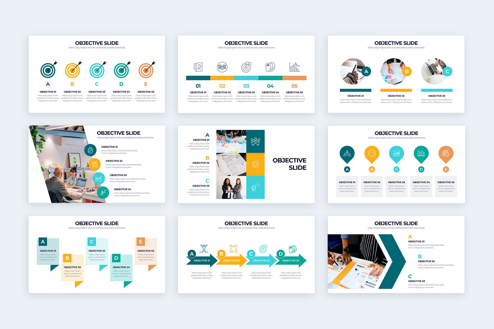 Objective Infographic Slides | Template for Google Slides | Best Google ...
