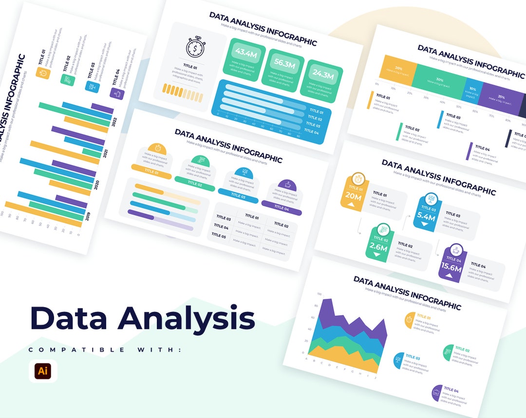 Data Analysis Infographics | Template for Illustrator | Best ...