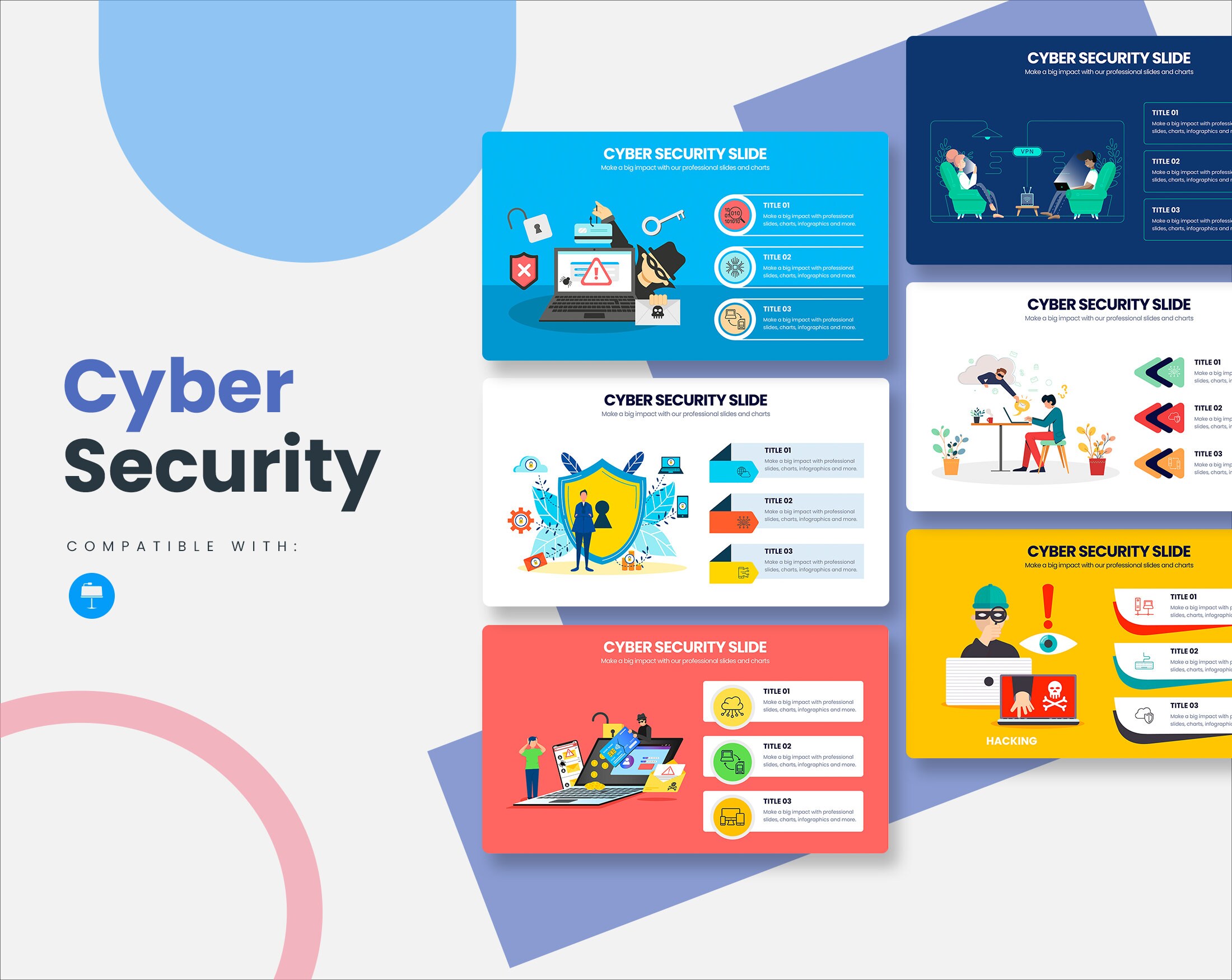 Cyber Security Infographics | Template for Keynote | Best Keynote ...