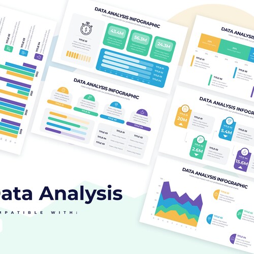 Data Analysis Infographics Powerpoint Template Template for - Etsy