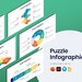 Puzzle Infographic Templates | Diagrams for Powerpoint, Illustrator ...