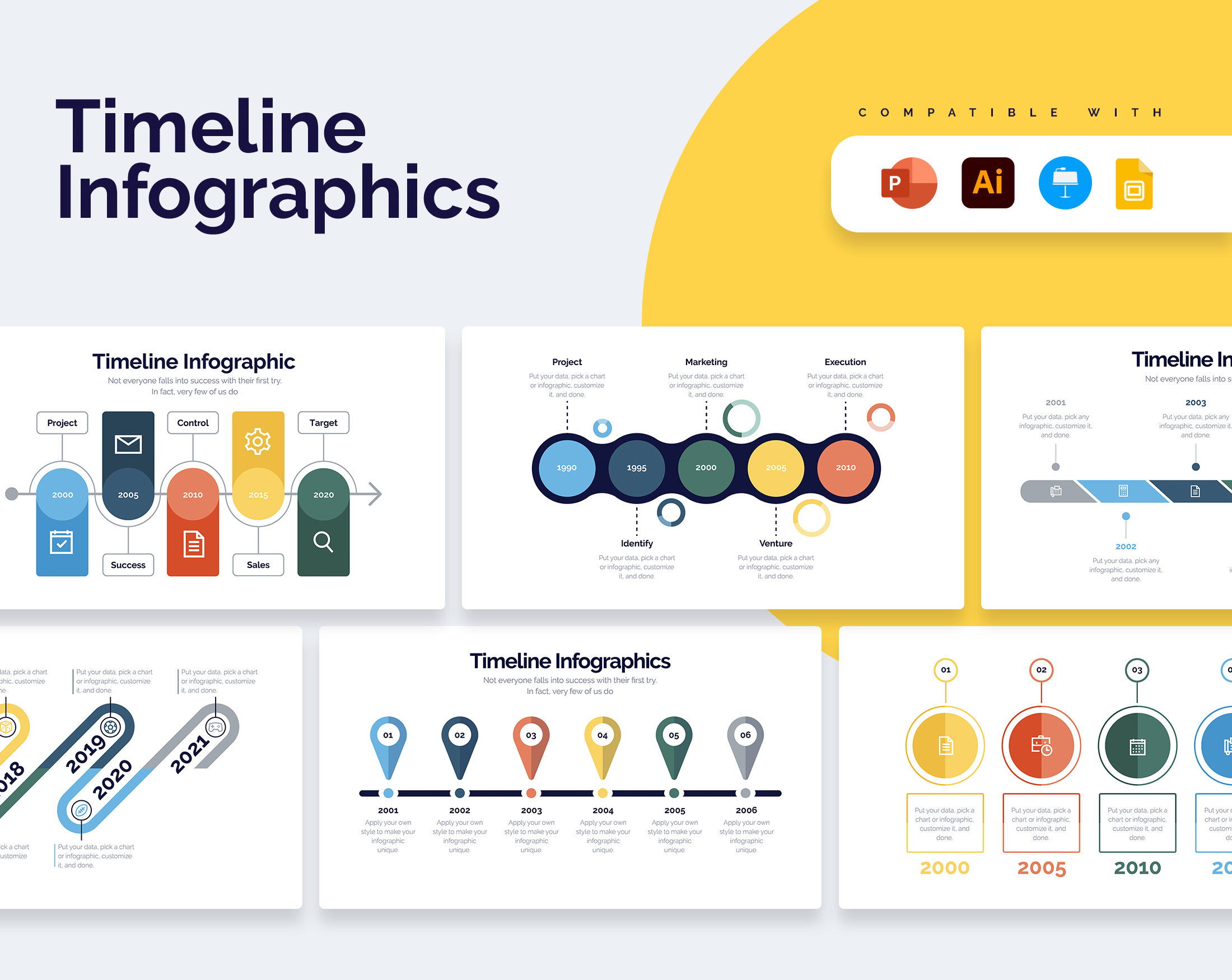 Infographic Timeline For Microsoft Word