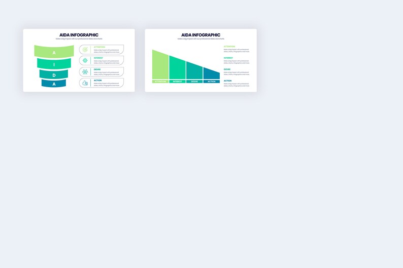 AIDA Model Infographics | Template for Keynote | Best Keynote Template ...