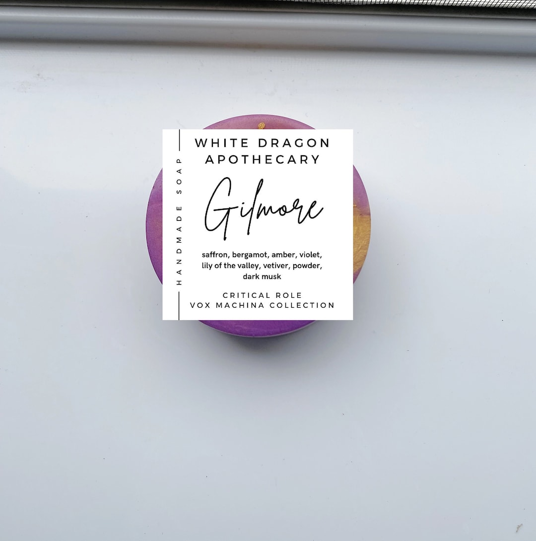 Gilmore, Handmade Soap, Hand Soap, Critical Role, Dungeon and Dragons ...