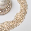 Double Shiny Cream Side Stacked Chinese Freshwater Rice Krispy Pearls 3 ...
