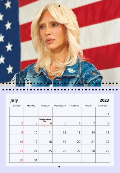 Kim Kardashian 2022 Calendar