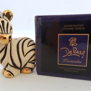 Ceramic Zebra, Mini Zebra, Zebra Lover Gift, Zebra Gift, Zebra Figurine ...