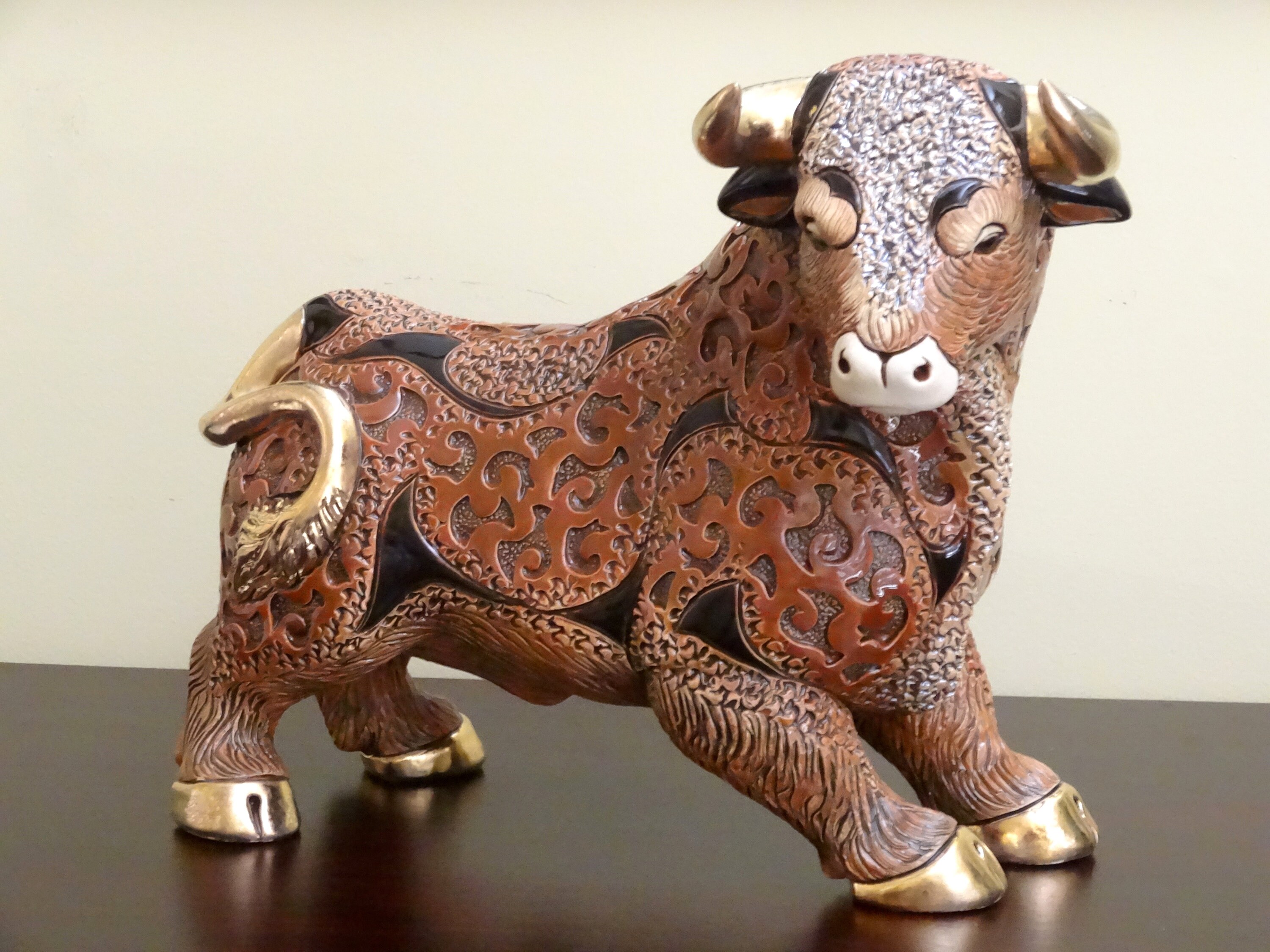 Ceramic 'brave Bull' Ceramic Bull Bull Lover Wild - Etsy UK