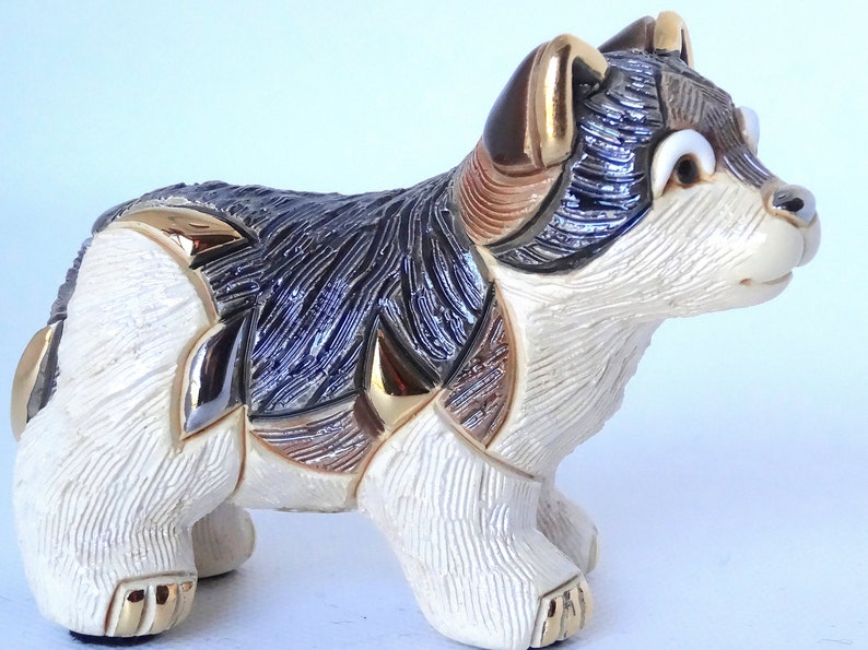 Handmade Sculpted Ceramic Wolf Family Figurines De Rosa - Etsy