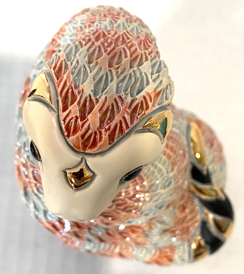 Handmade Sculpted Ceramic Snake Figurine De Rosa Collections - Etsy