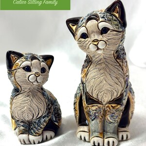 Ceramic Calico Cat, Ceramic Calico Kitten, Calico, Cat Gift, Calico ...