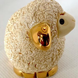 Handmade Sculpted Ceramic Mini Sheep Figurine - De Rosa Collections ...