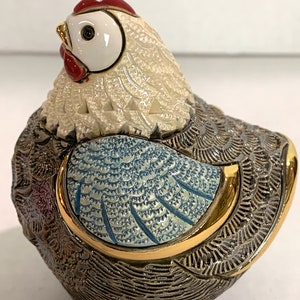 Ceramic Rooster,ceramic Hen,chicken Family,rooster Hen Decor,rooster ...