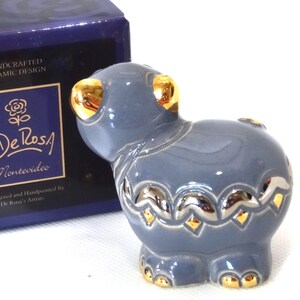 Ceramic Hippo, Mini Hippo, Hippo Lover Gift, Hippo Gift, Hippo Figurine ...