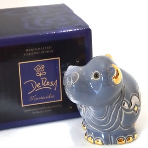 Ceramic Hippo, Mini Hippo, Hippo Lover Gift, Hippo Gift, Hippo Figurine ...