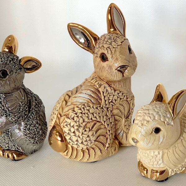 Rabbit Figurines - Etsy