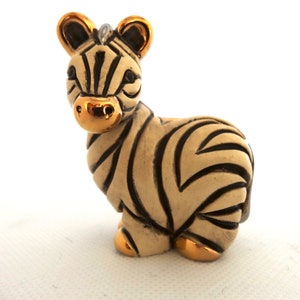 Ceramic Zebra Figurine - Etsy