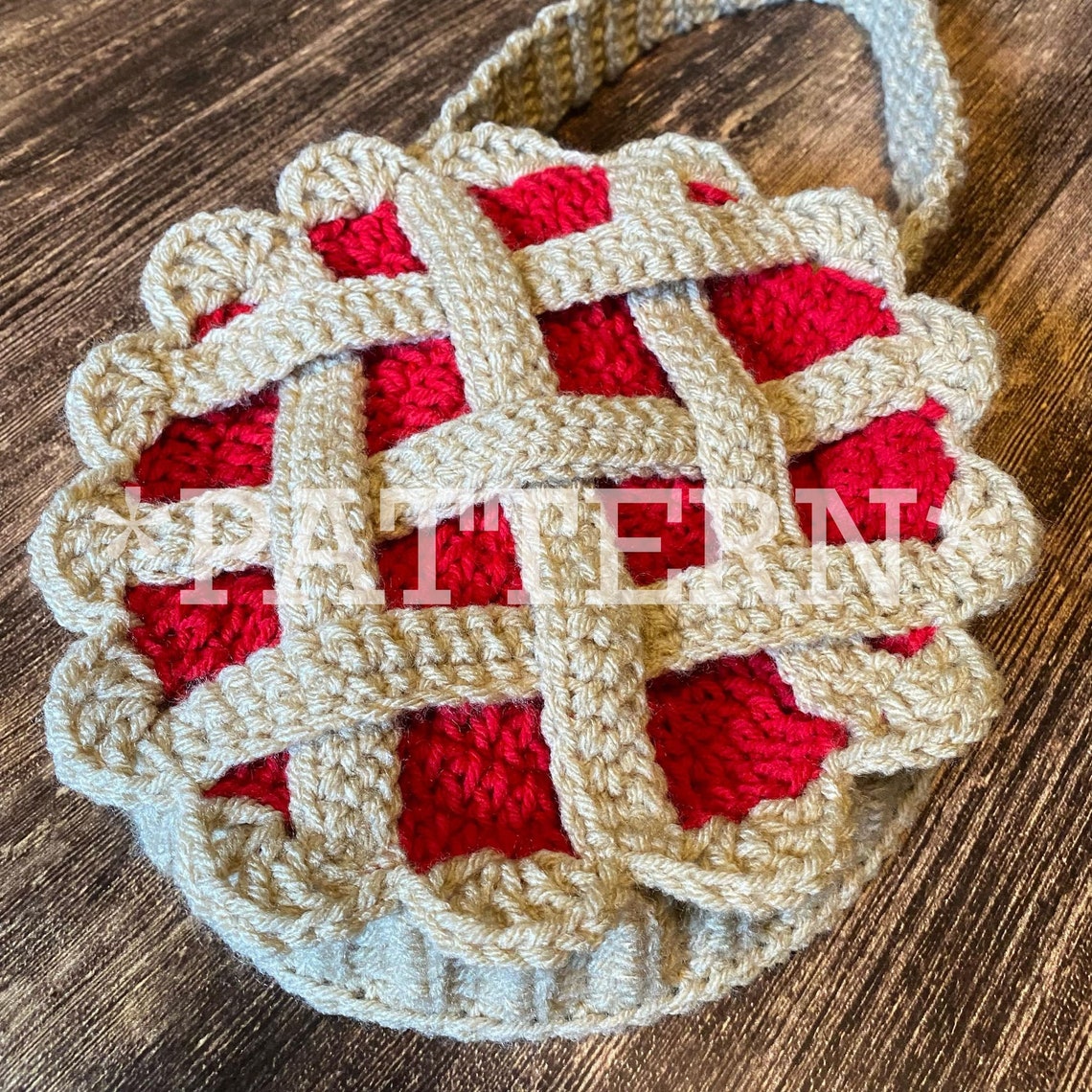 Cherry Pie Purse Crochet Pattern Cottagecore Nature Woodland - Etsy Canada
