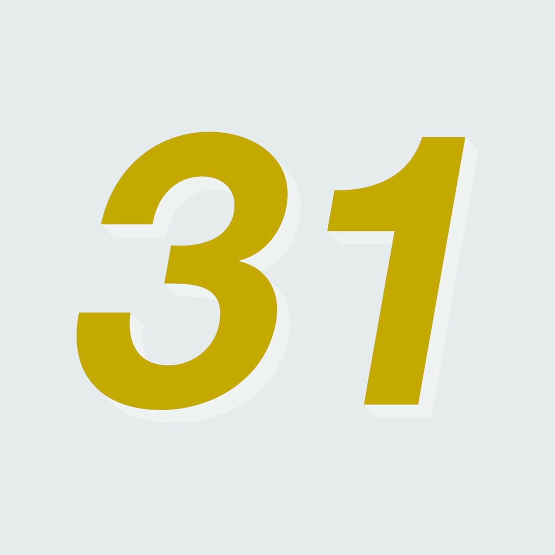 31 - Sticker - Etsy