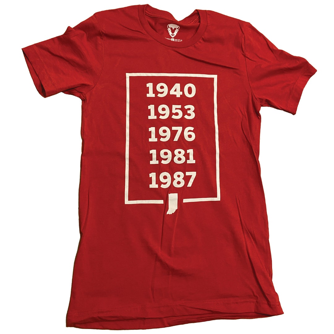 Banner Years - Heather Red Shirt - Etsy