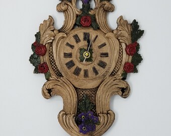 Hand Carved Clock - Etsy