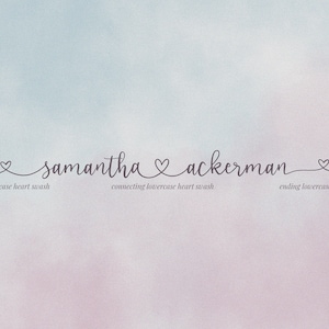 Calligraphy Font, Modern Calligraphy, Heart Fonts, Wedding Font ...