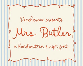 Script Font, Cursive Font, Handwritten Font, Relaxed Calligraphy ...