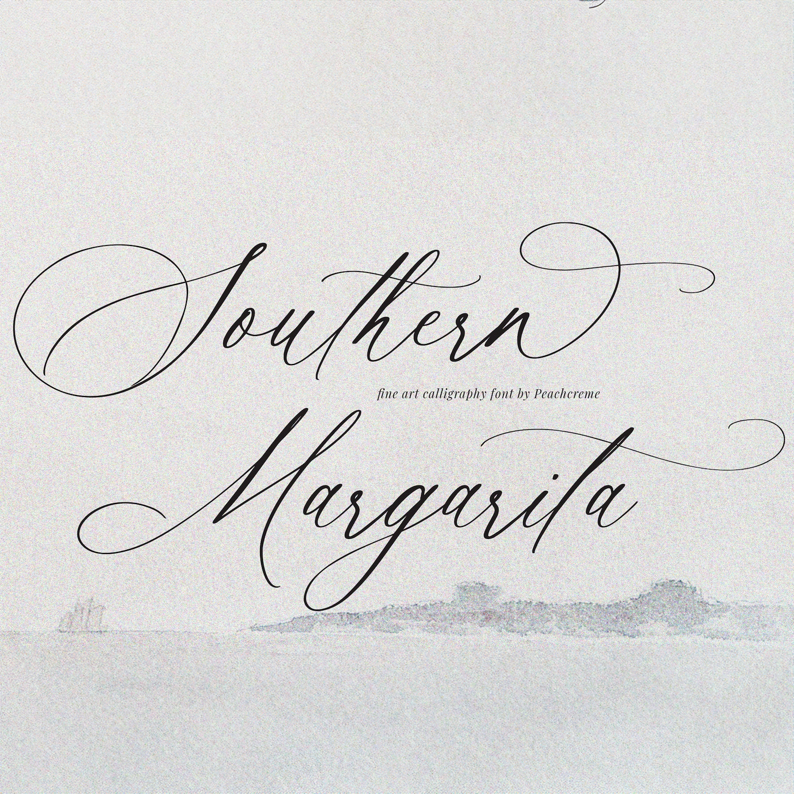 Southern Margarita Calligraphy Font, Elegant Wedding Script (digital ...