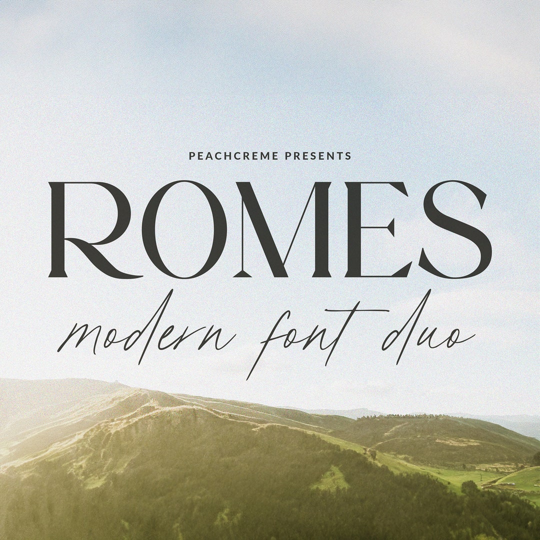 Display Serif Font, Lettering, Branding Fonts, Logo Cricut, Silhouette ...