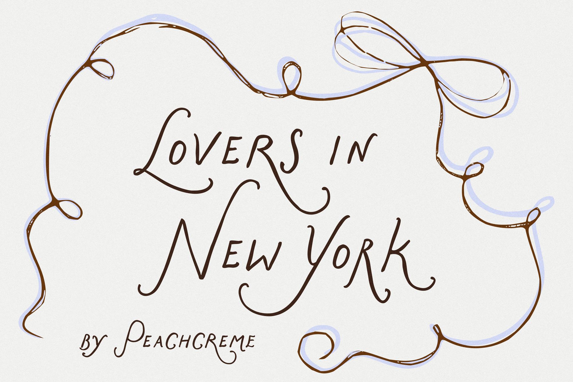 Lovers in New York Font: Modern Calligraphy (TTF, WOFF, WOFF2) - Etsy