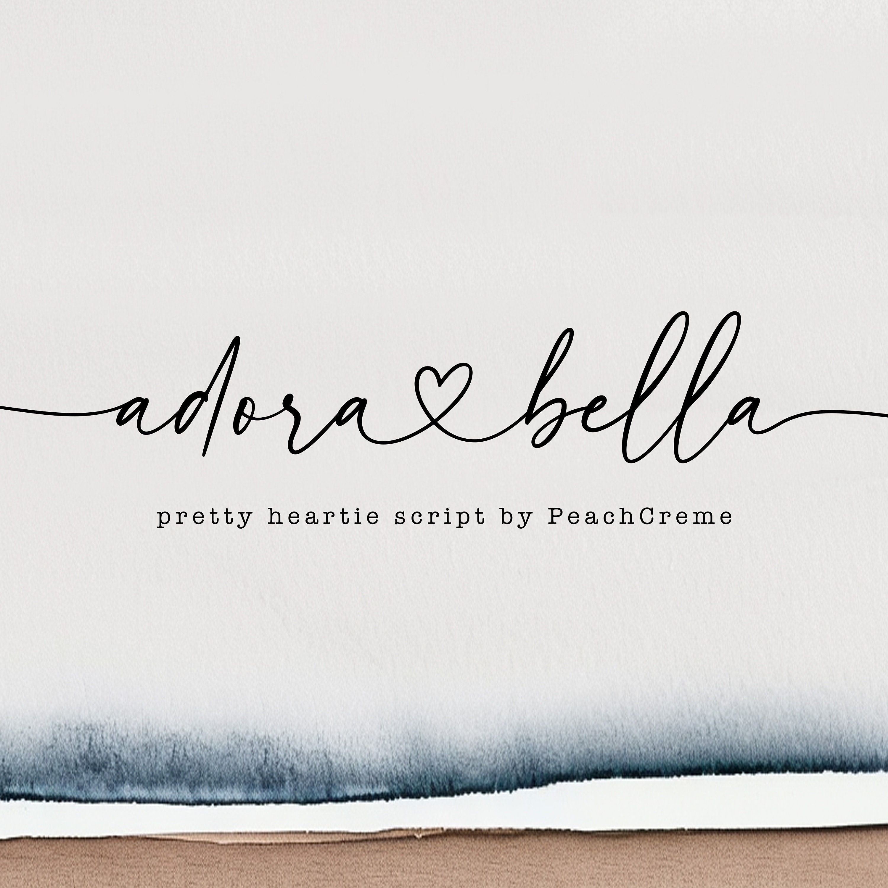 Heart Script Font, Swashes Font, Calligraphy Font Signature Font, Logo ...