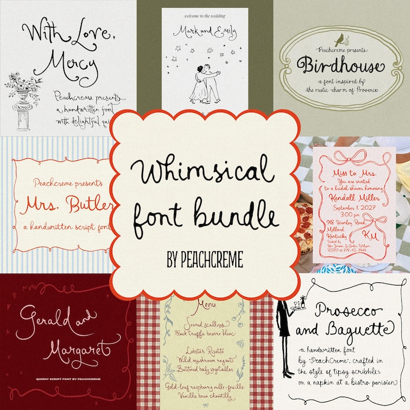 Whimsical Fonts for Cricut - Etsy