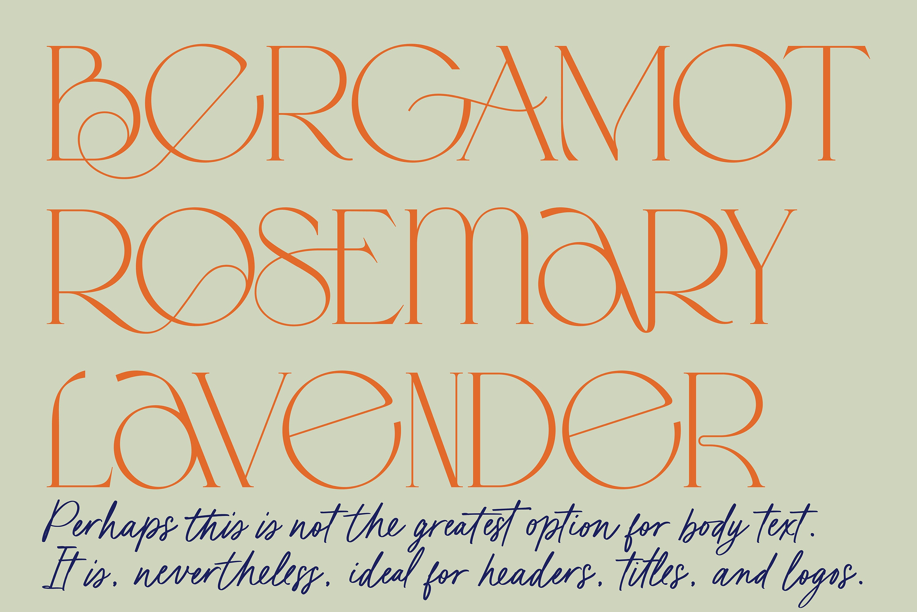 Display Serif Font, Lettering, Branding Fonts, Logo Font, Invitation ...