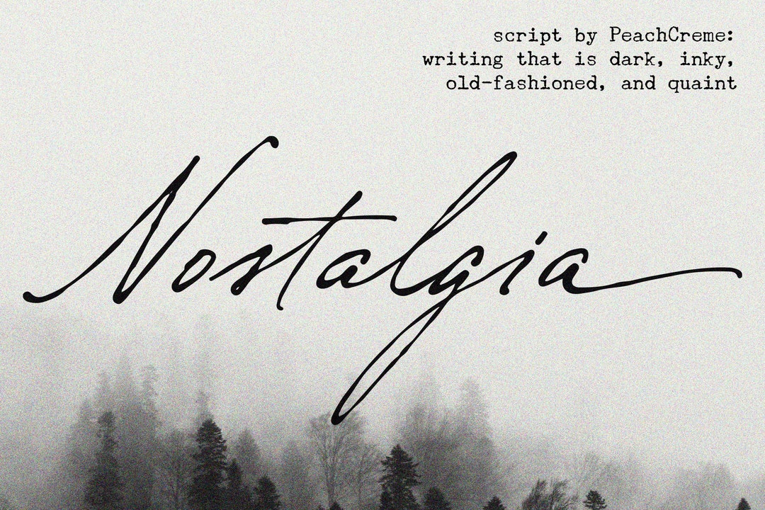 Vintage Script Font, Calligraphy Font Signature Font, Logo Font ...