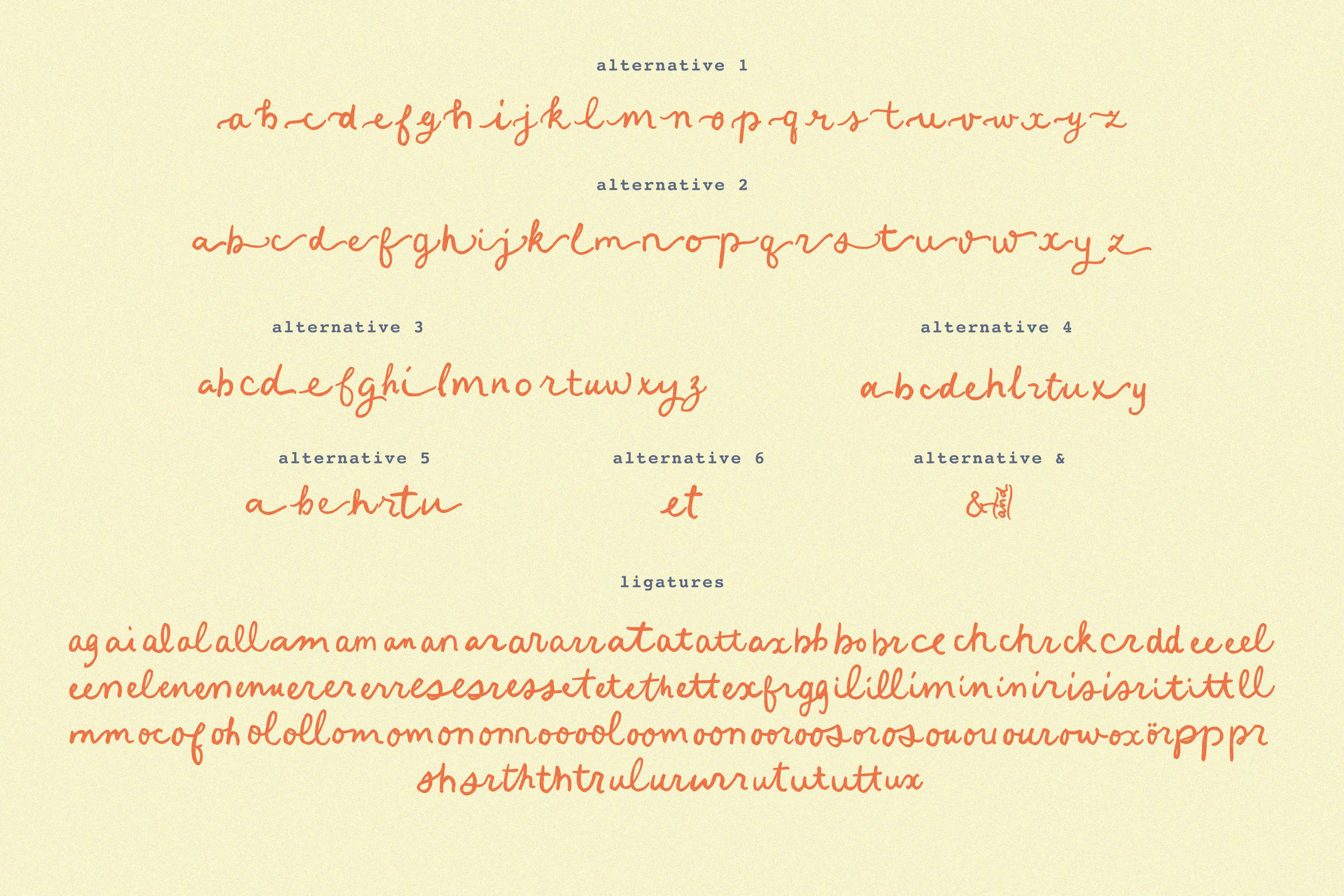 Script Font, Cursive Font, Handwritten Font, Relaxed Calligraphy ...