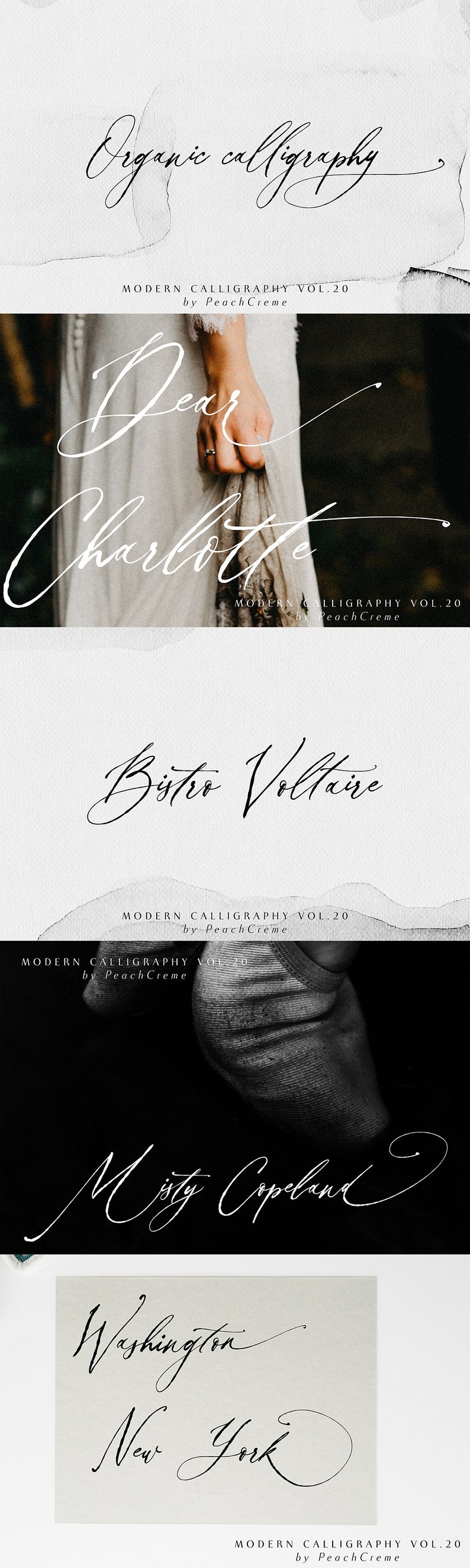 Balzak Modern Calligraphy Font, Inky Script (digital Download) - Etsy