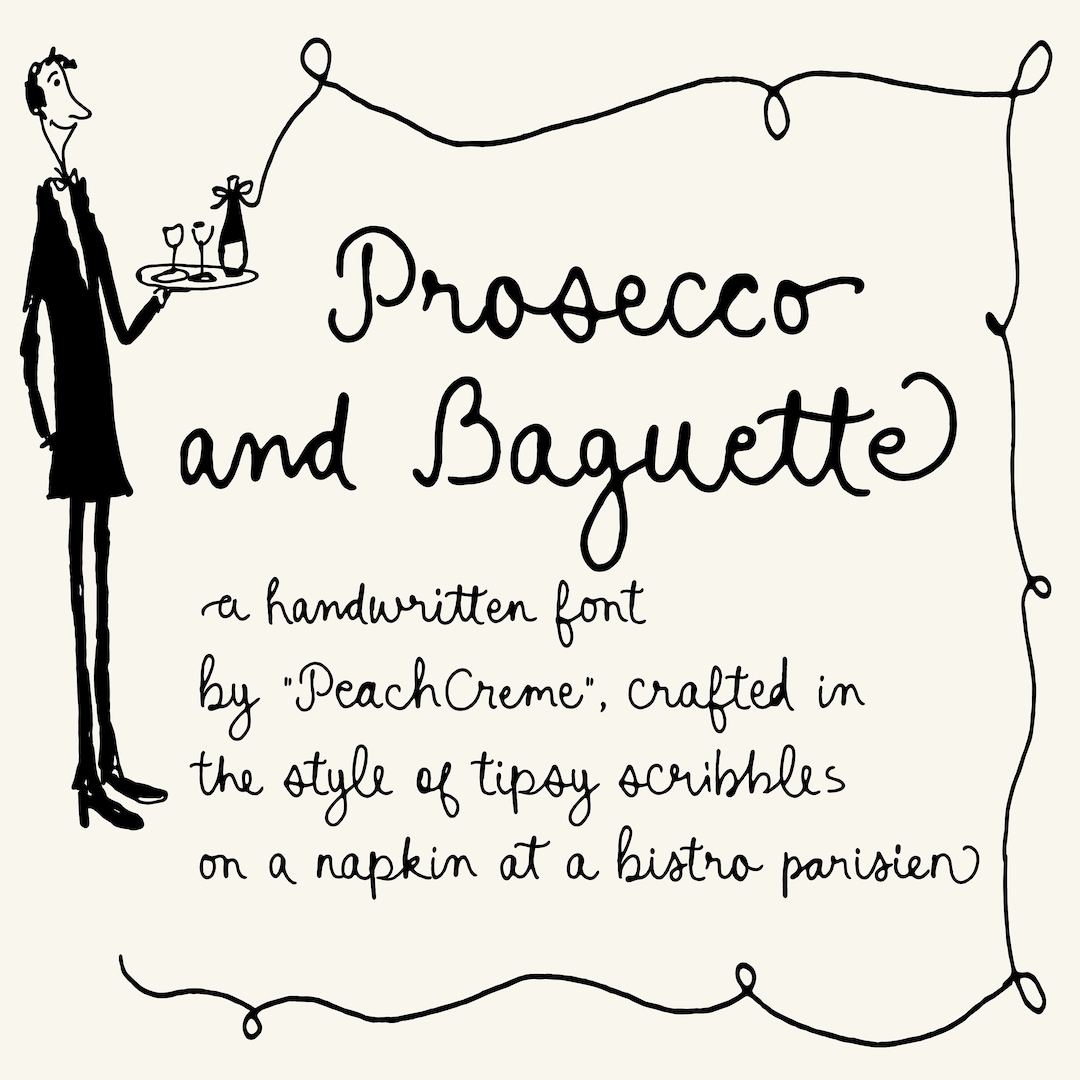 Quirky Font, Cursive Font, Handwritten Font, Quirky Calligraphy ...