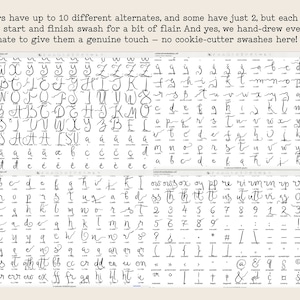 Letters From Madelyn Font: Quirky Cursive Script - Etsy