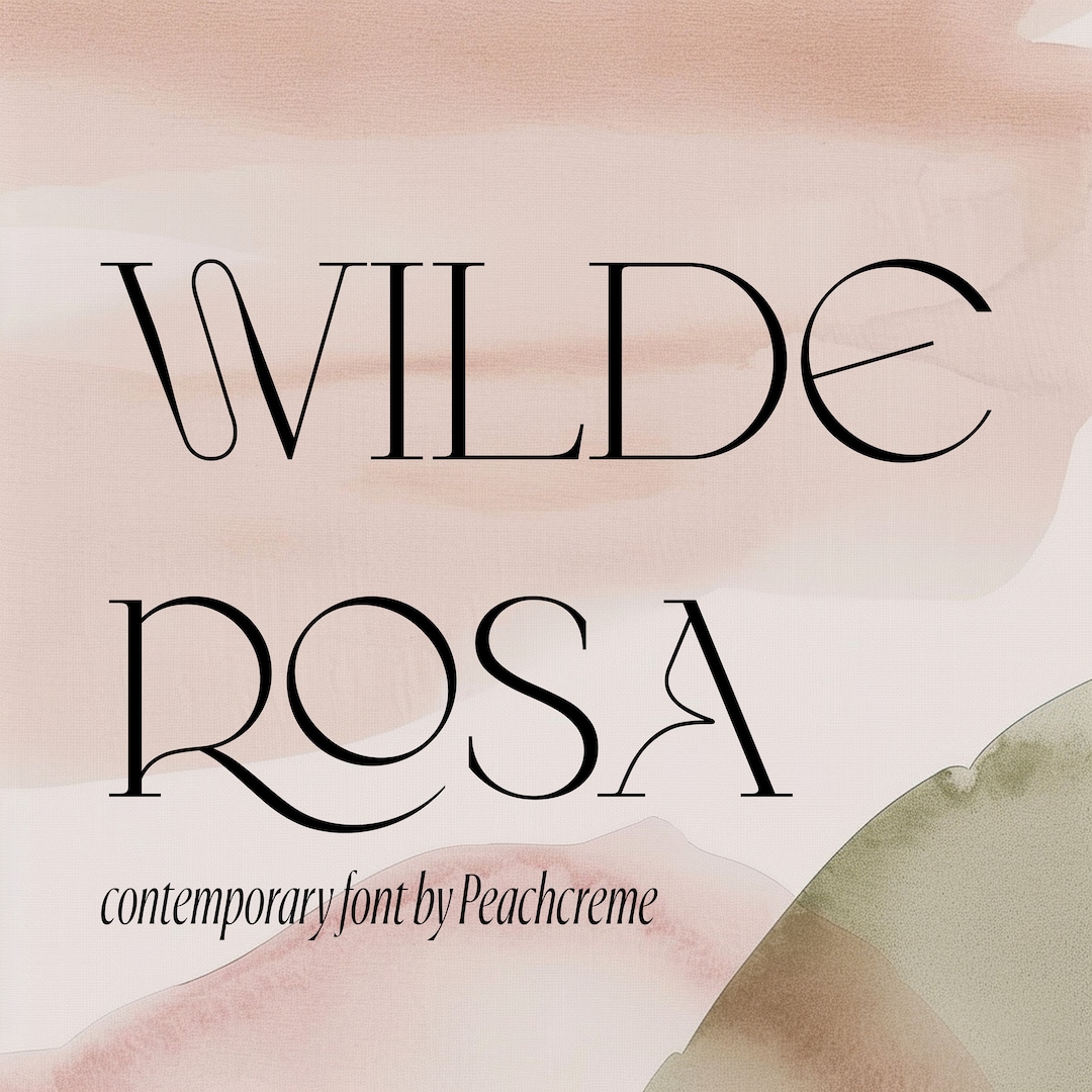 Display Serif Font, Lettering, Branding Fonts, Logo Font, Invitation ...
