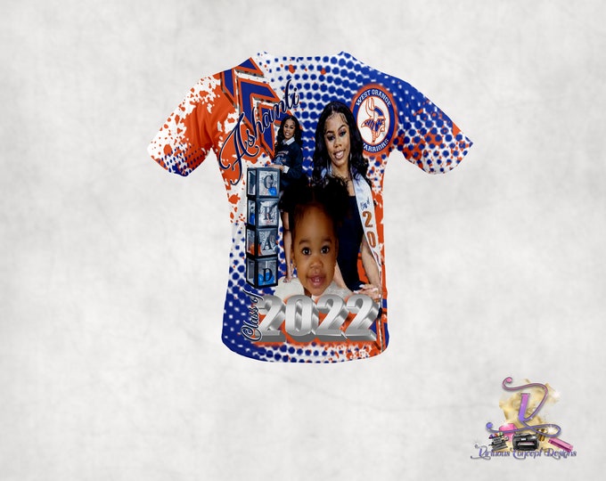 Graduation Template, Sublimation All Over Print, Shirt Template, PNG ...