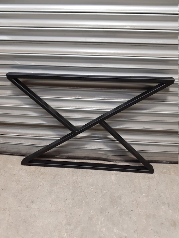 Set of 2 Triangle Shape Industrial Steel Dinning Table Desk | Etsy