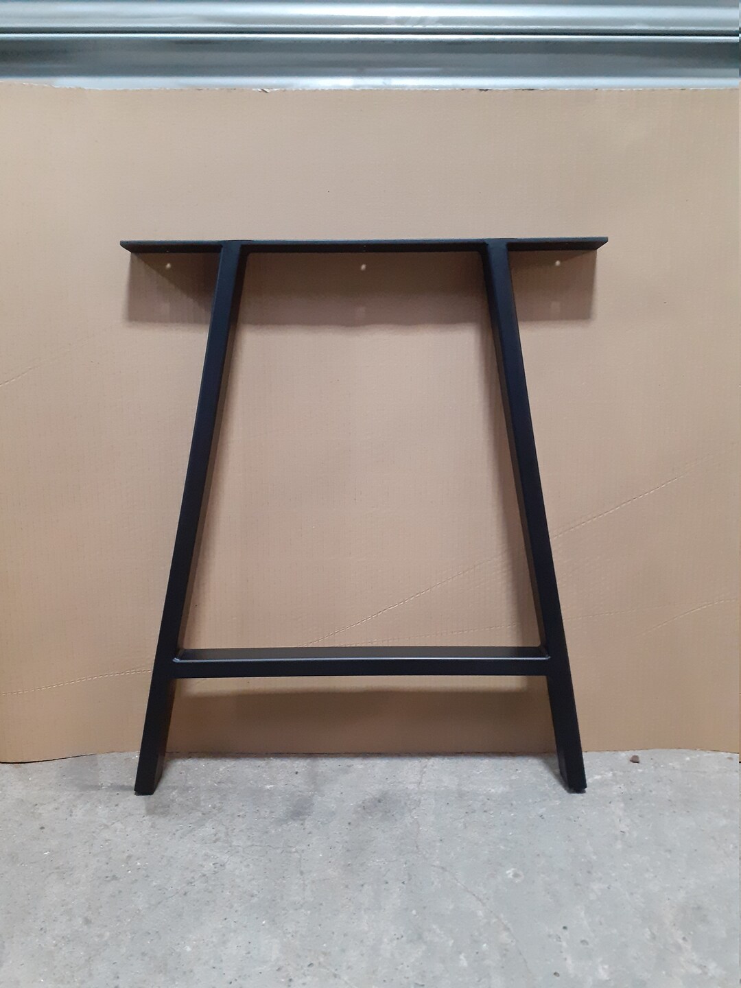 Pair A Frame Style Steel Bench Legs Retro Industrial Design Kitchen ...