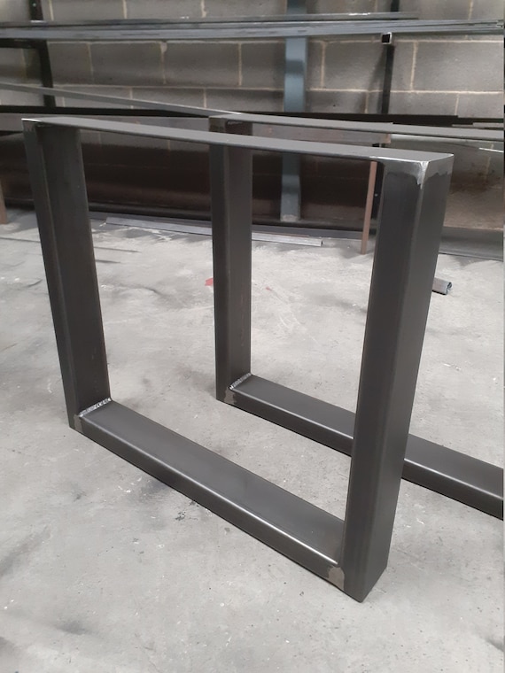 Chunky Industrial Steel Dining Kitchen Table Legs 710mm Tall - Etsy UK
