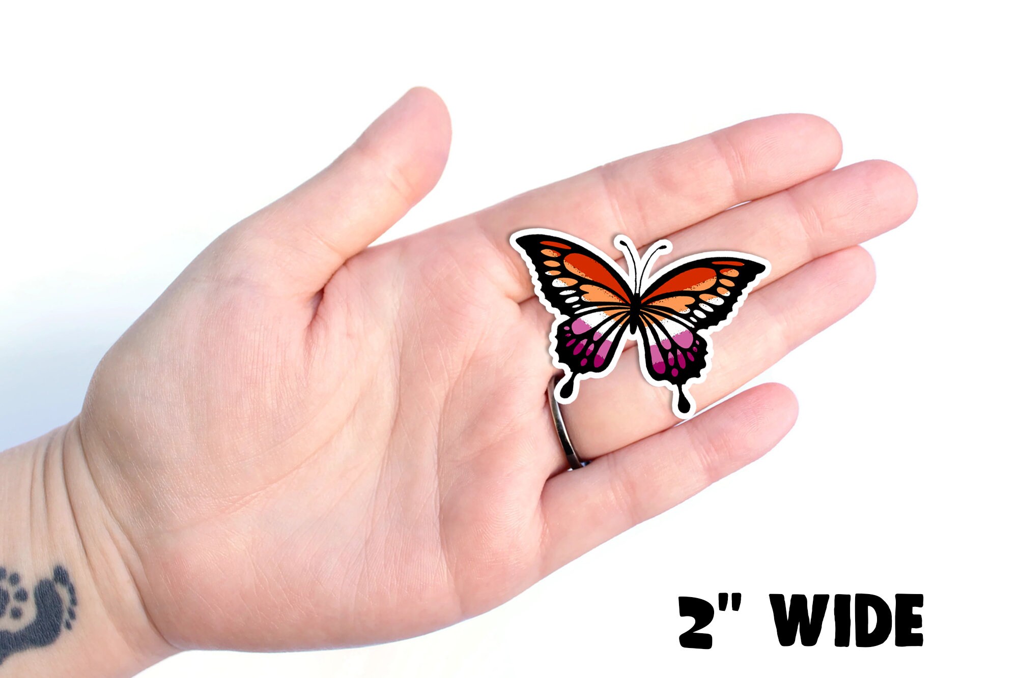 Lesbian Sticker Butterfly Sticker Lesbian Butterfly Sticker Etsy